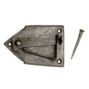 Hand forged table catch 2" x 3" in black waxed finish – ABC Ironmongery